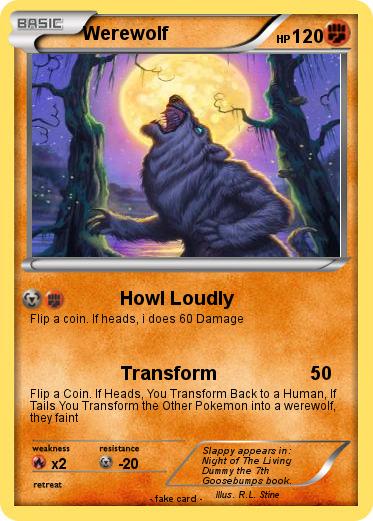 Pokémon Werewolf 306 306 - Howl Loudly - My Pokemon Card