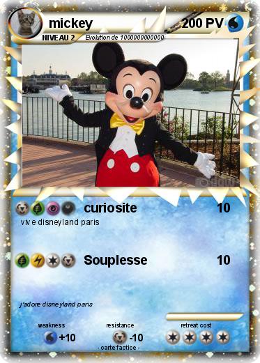Pokémon mickey 399 399 - curiosite - Ma carte Pokémon