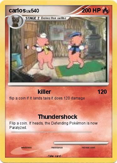 Pokémon carlos 179 179 - killer - My Pokemon Card