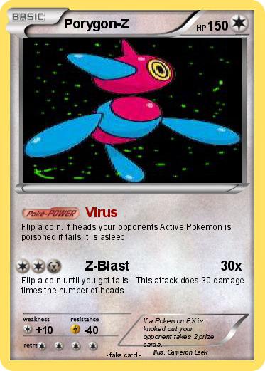 Pokémon Porygon Z 242 242 - Virus - My Pokemon Card