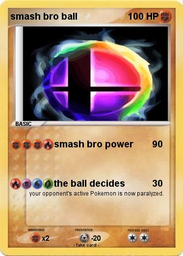 Pokémon smash bro ball - smash bro power - My Pokemon Card