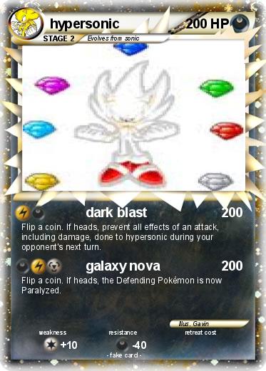 Pokémon hypersonic 9 9 - dark blast - My Pokemon Card