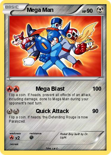 Pokémon Mega Man 366 366 - Mega Blast - My Pokemon Card