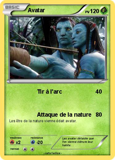 Pokémon Avatar 400 400 - Tir à l'arc - Ma carte Pokémon