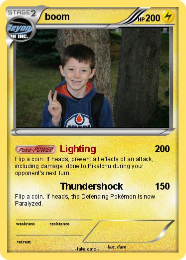 Pokémon boom 319 319 - Lighting - My Pokemon Card