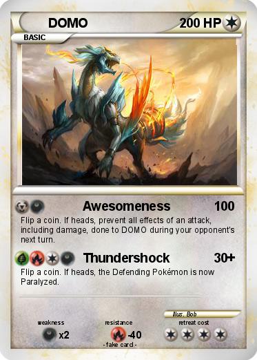 Pokémon DOMO 798 798 - Awesomeness - My Pokemon Card