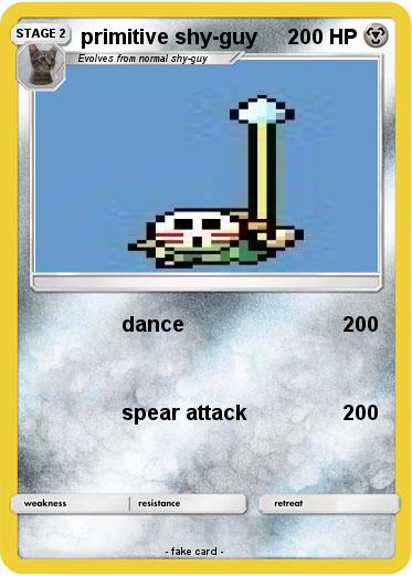Pokémon primitive shy guy - dance - My Pokemon Card