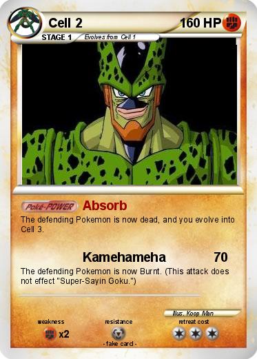 Pokémon Cell 2 6 6 - Absorb - My Pokemon Card