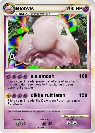 Pokémon Blobvis 43 43 - ala smash - My Pokemon Card