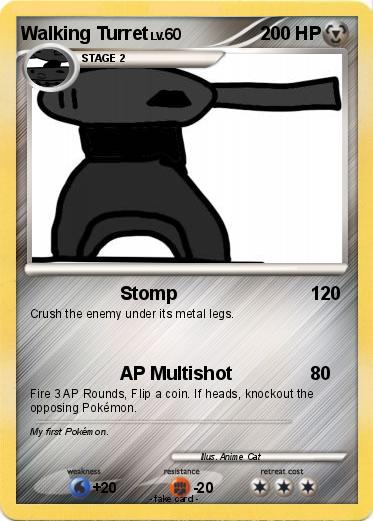 Pokémon Walking Turret - Stomp - My Pokemon Card