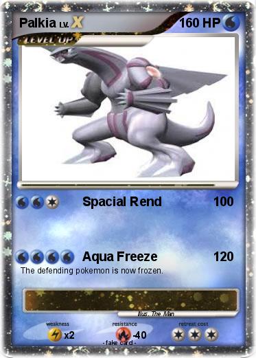 Pokémon Palkia 3257 3257 - Spacial Rend - My Pokemon Card