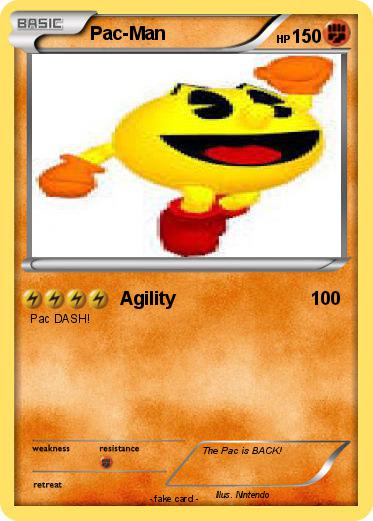 Pokémon Pac Man 541 541 - Agility - My Pokemon Card