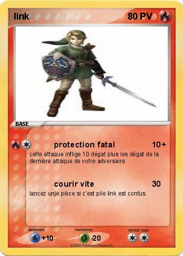Pokémon link 363 363 - protection fatal - Ma carte Pokémon