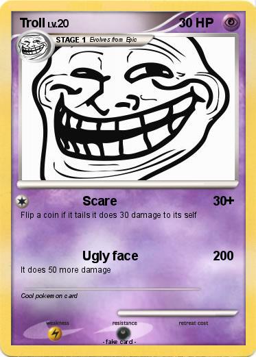 Pokémon Troll 3040 3040 - Scare - My Pokemon Card