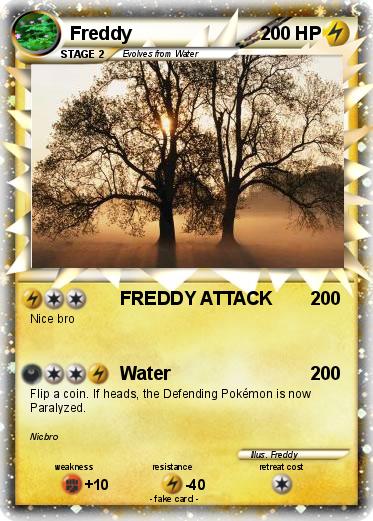 Pokémon Freddy 239 239 - FREDDY ATTACK - My Pokemon Card