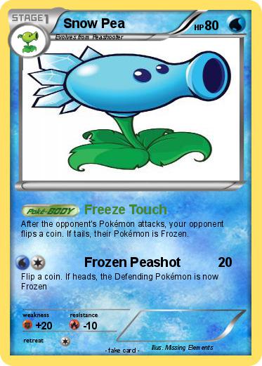 Pokémon Snow Pea 61 61 - Freeze Touch - My Pokemon Card