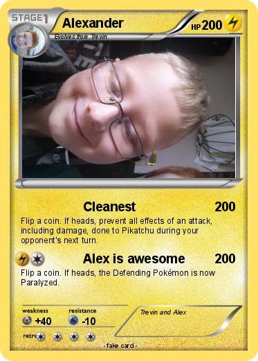 Pokémon Alexander 312 312 - Cleanest - My Pokemon Card