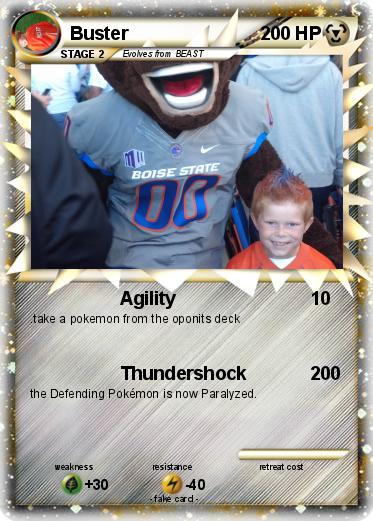 Pokémon Buster 116 116 - Agility - My Pokemon Card
