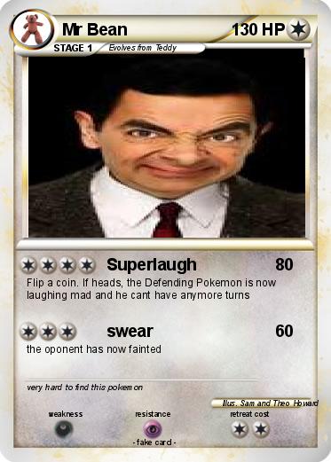 Pokémon Mr Bean 92 92 - Superlaugh - My Pokemon Card