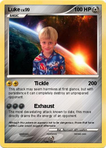 Pokémon Luke 1000 1000 - Tickle - My Pokemon Card