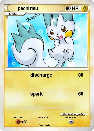 Pokémon pachirisu 196 196 - discharge - My Pokemon Card