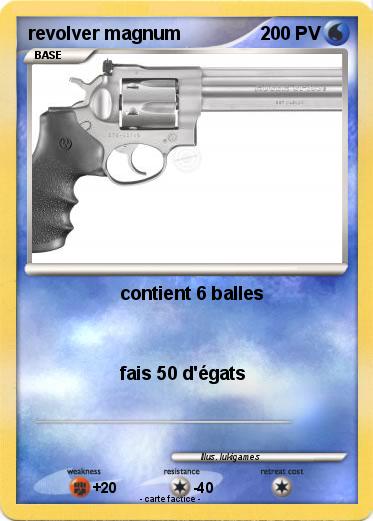 Pokémon revolver magnum - contient 6 balles - Ma carte Pokémon