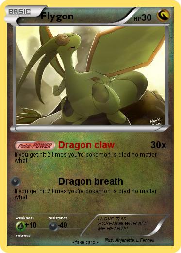 Pokémon Flygon 468 468 - Dragon claw - My Pokemon Card