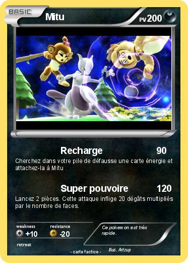Pokémon Mitu - Recharge - Ma carte Pokémon
