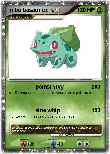 Pokémon m bulbasaur ex 5 5 - poinsin ivy - My Pokemon Card