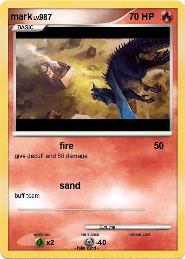 Pokémon mark 1820 1820 - fire - My Pokemon Card
