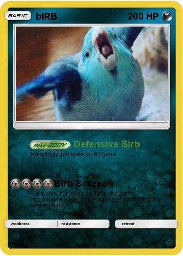 Pokémon bIRB 2 2 - Defensive Birb - My Pokemon Card