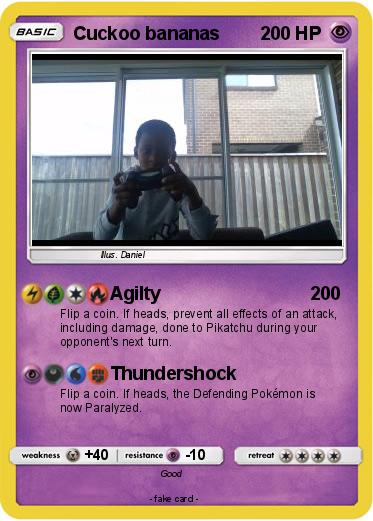Pokémon Cuckoo bananas - Agilty - My Pokemon Card