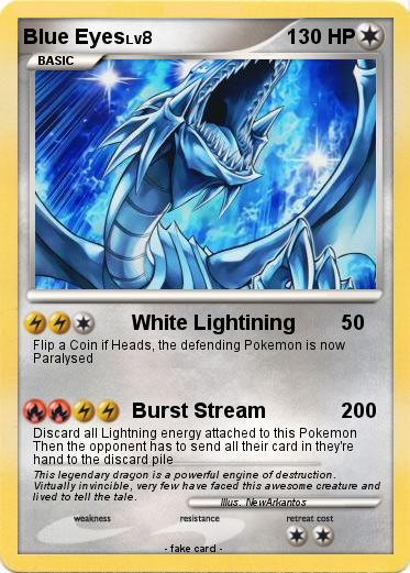 Pokémon Blue Eyes 368 368 - White Lightining - My Pokemon Card