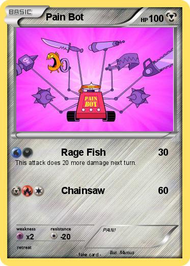 Pokémon Pain Bot 3 3 - Rage Fish - My Pokemon Card