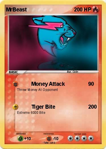Pokémon MrBeast 60 60 - Money Attack - My Pokemon Card