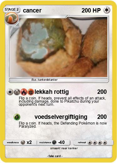 Pokémon cancer 127 127 - lekkah rottig - My Pokemon Card