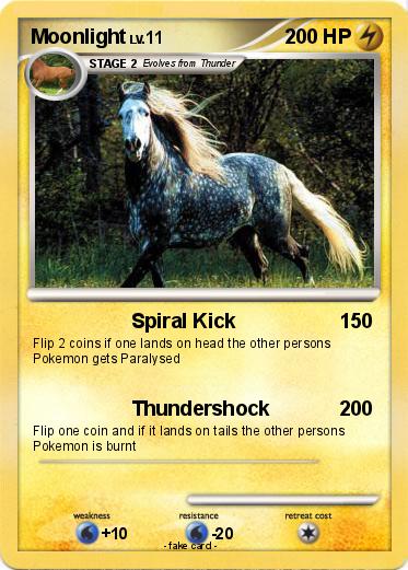 Pokémon Moonlight 74 74 - Spiral Kick - My Pokemon Card