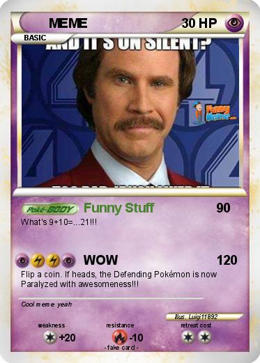 Pokémon MEME 243 243 - Funny Stuff - My Pokemon Card