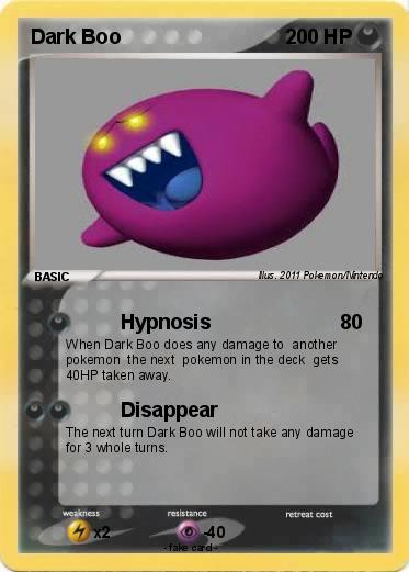 Pokémon Dark Boo 10 10 - Hypnosis - My Pokemon Card