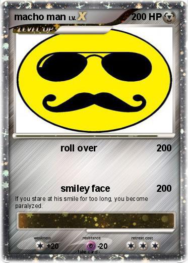 Pokémon macho man 26 26 - roll over - My Pokemon Card