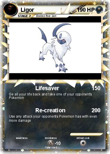 Pokémon Ligor - Lifesaver - My Pokemon Card