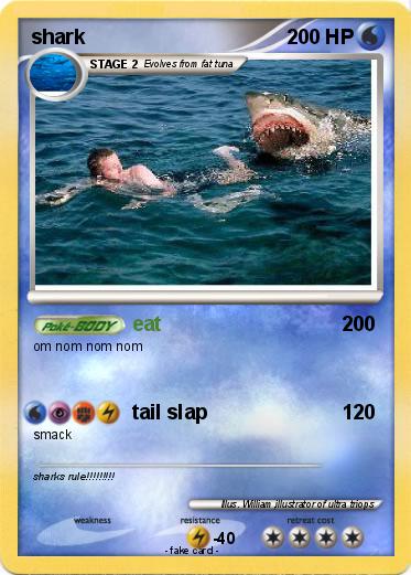 Pokémon shark 471 471 - eat - My Pokemon Card