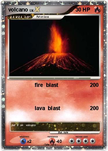 Pokémon volcano 125 125 - fire blast - My Pokemon Card
