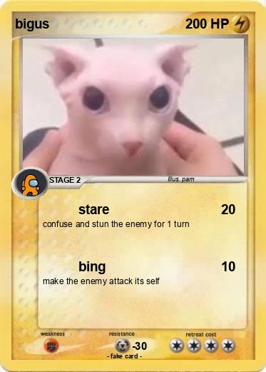 Pokémon bigus - stare - My Pokemon Card