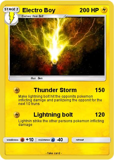 Pokémon Electro Boy 3 3 - Thunder Storm - My Pokemon Card
