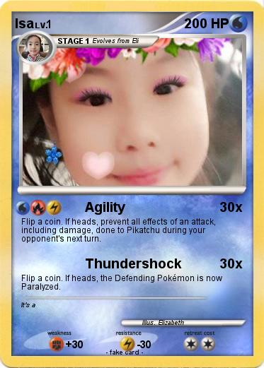 Pokémon Isa 60 60 - Agility - My Pokemon Card