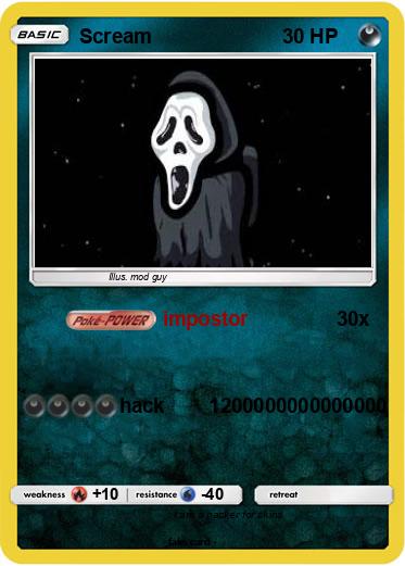 Pokémon Scream 438 438 - impostor - My Pokemon Card