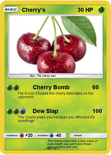 Pokémon Cherry s - Cherry Bomb - My Pokemon Card