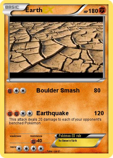 Pokémon Earth 651 651 - Boulder Smash - My Pokemon Card