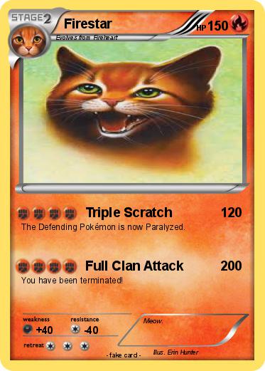 Pokémon Firestar 599 599 - Triple Scratch - My Pokemon Card